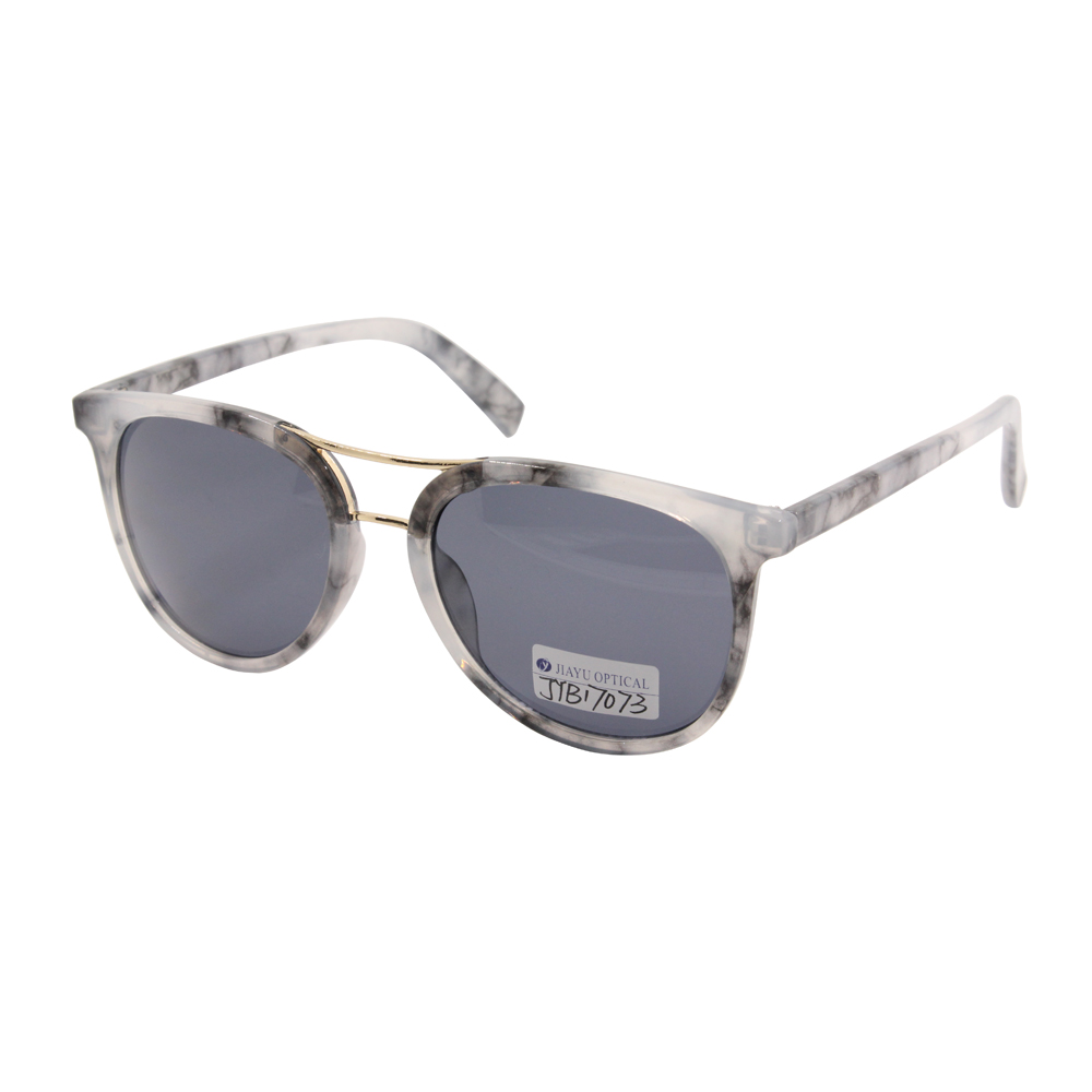 Wholesale Custom Designer Retro Polarized Double Bridge Ce Uv400 Sunglasses Men Jiayu